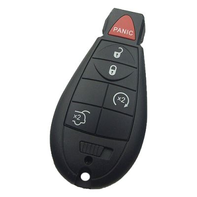 Chrysler Jeep Dodge Fobik Remote 5 Buttons with SUV Trunk and Start ...